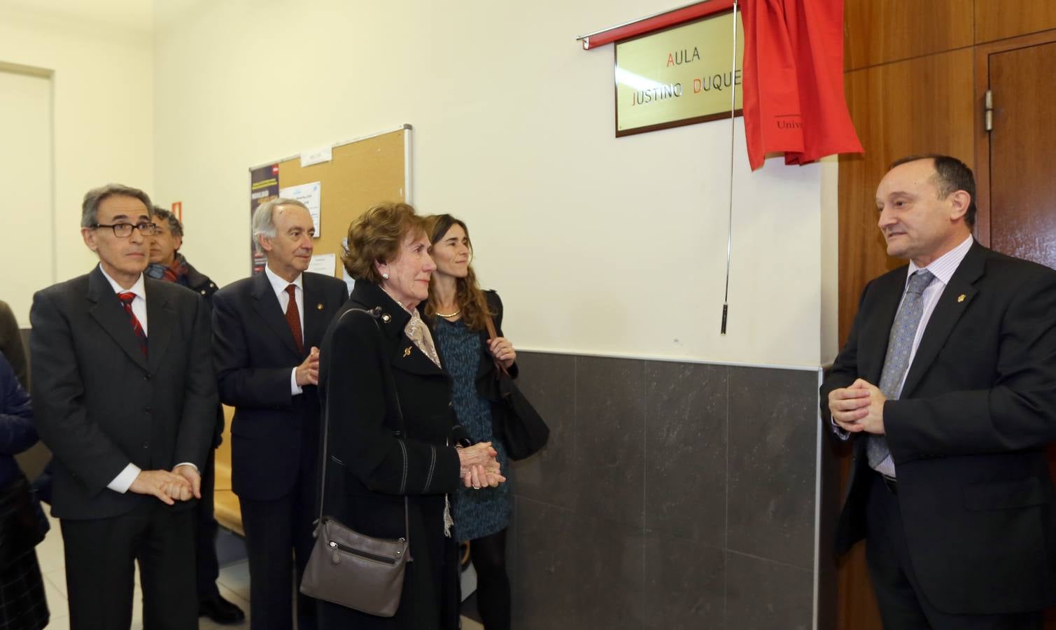 Homenaje a Justino Duque en la Universidad de Valladolid ...