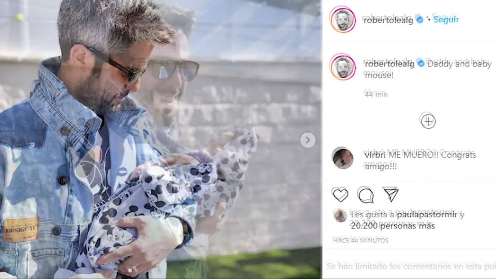 Roberto Leal posa embobado con su hijo Leo | El Norte de Castilla