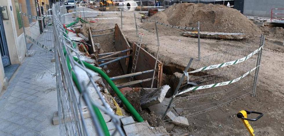 Valladolid: Un hundimiento en las obras corta al paso peatonal un tramo ...